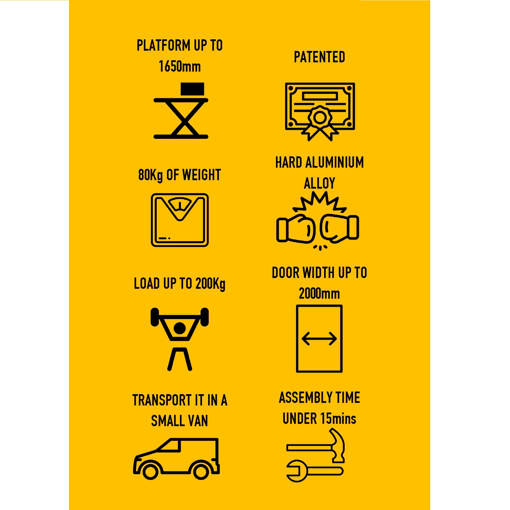FOLDABLE SHAFT PLATFORM - Okatt