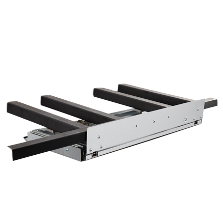 Apron, telescopic and foldable for low pit and double deck - OKATT