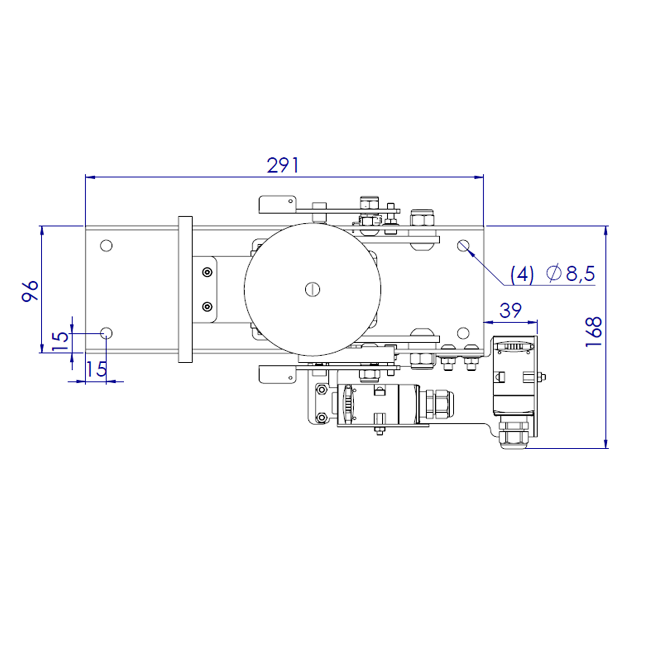 Buffer Support Cantilever - Low Pit - OKATT