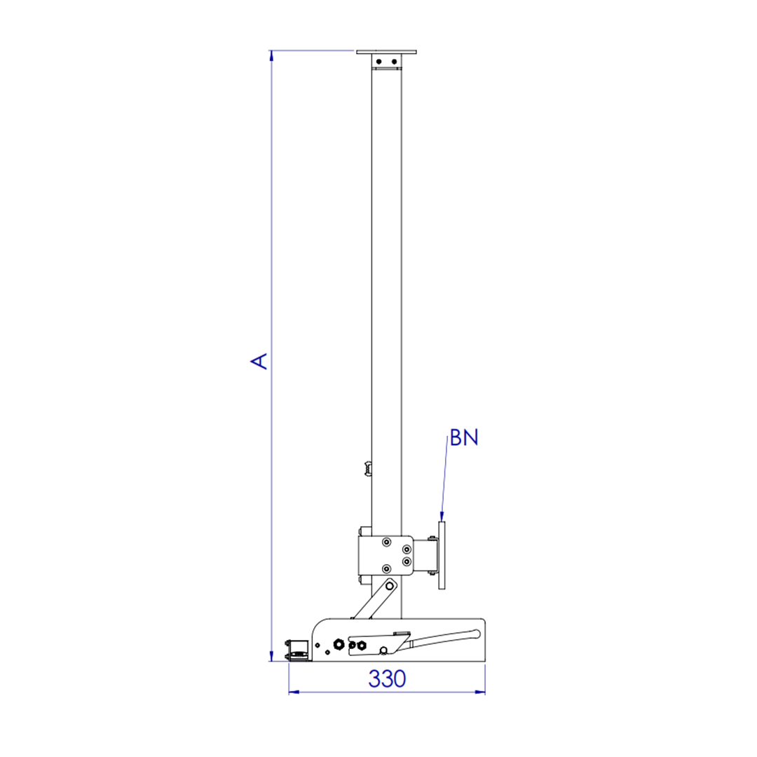Buffer Support Cantilever - Low Pit - OKATT