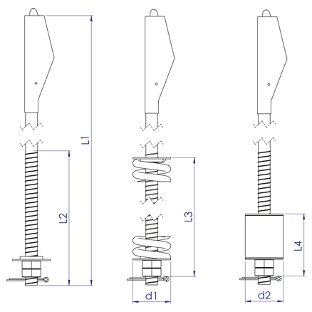 Rigid welded design for round cable - OKATT