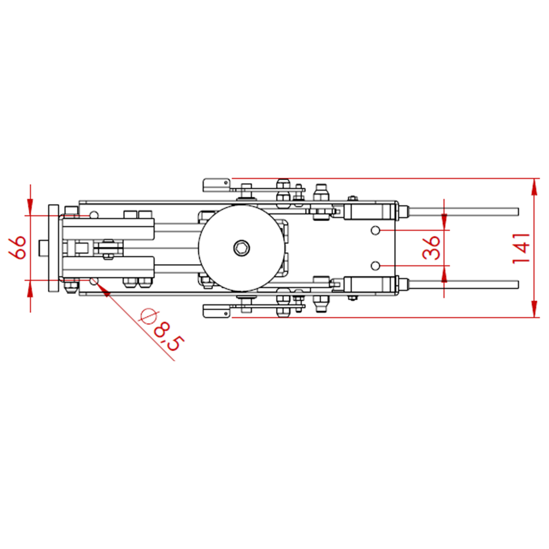 Buffer Support Cantilever - Low Pit - OKATT